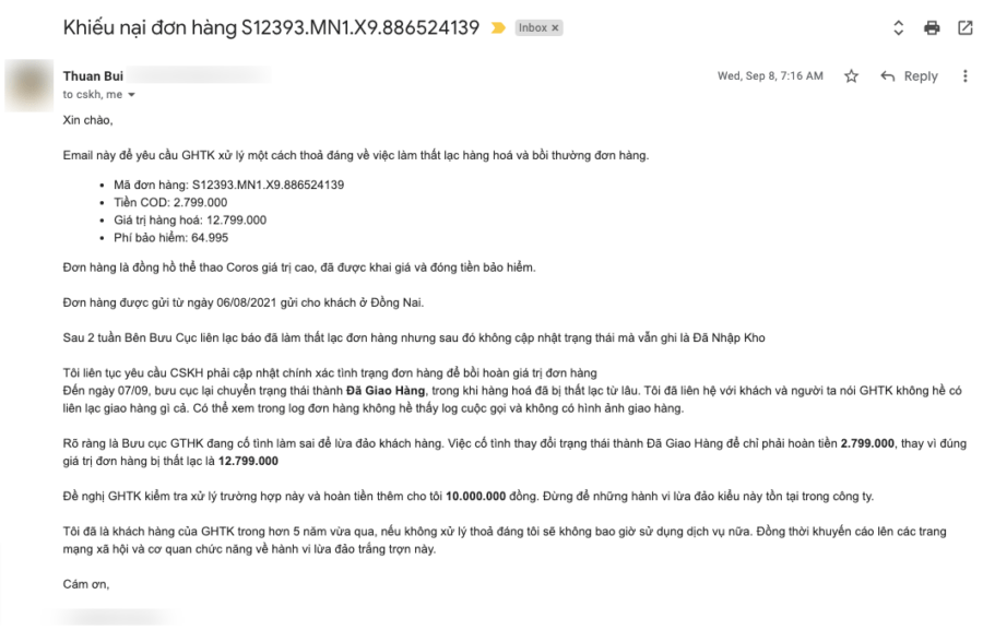 Giao Hàng Tiết Kiệm (GHTK) lừa đảo: làm mất hàng, giở trò lừa lọc, quỵt ...